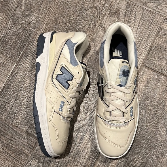 New Balance | Shoes | New Balance 55 Beige Blue Bb550pla | Poshmark
